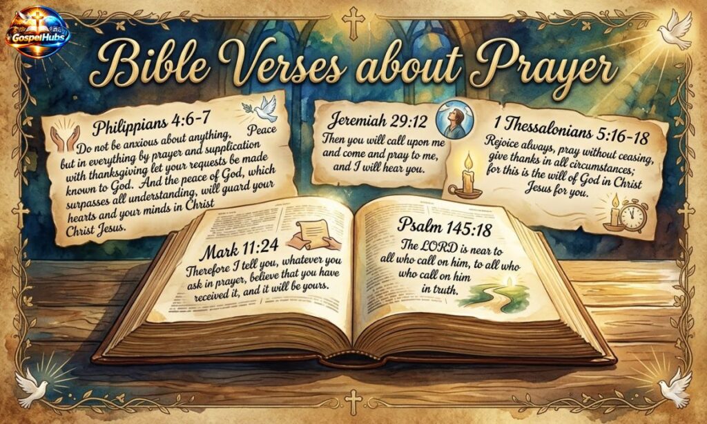 150+ Bible Verses about Prayer